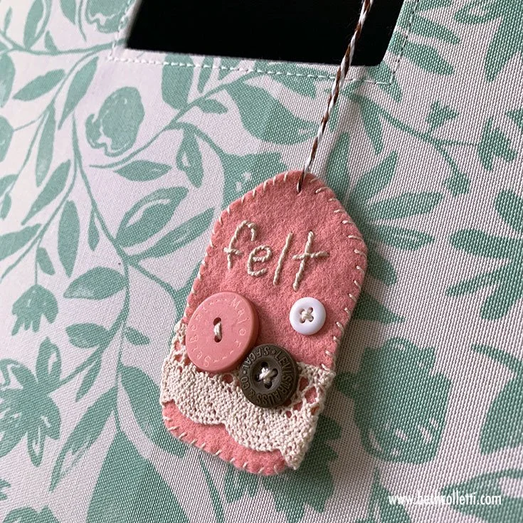 How to Create Embellished Felt Tags for Gifts, Organization and More ...