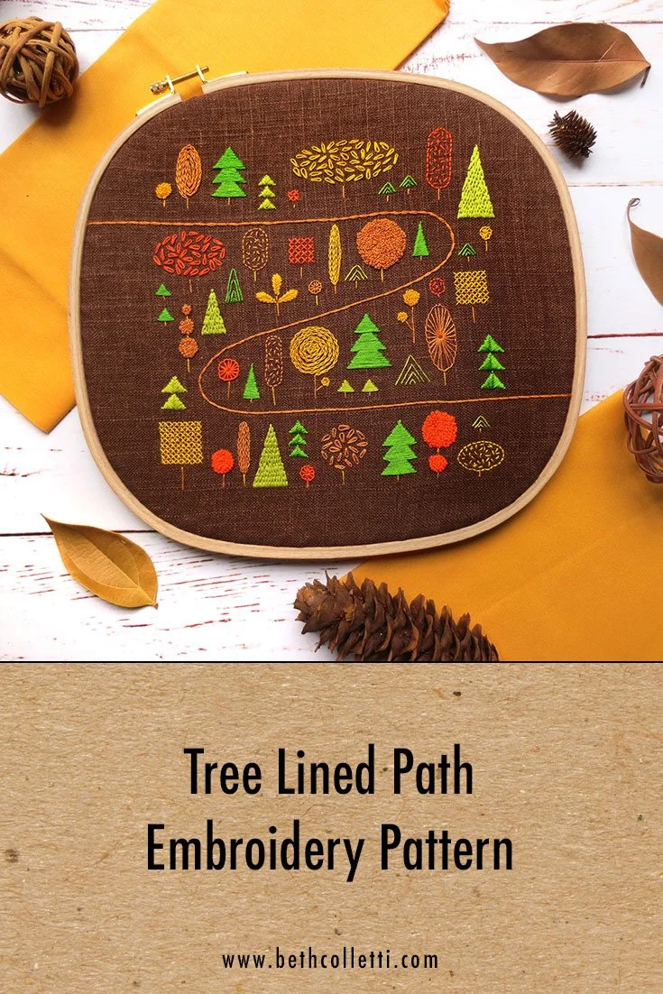 7 Fall Embroidery Patterns to Stitch this Autumn — Beth Colletti Art ...