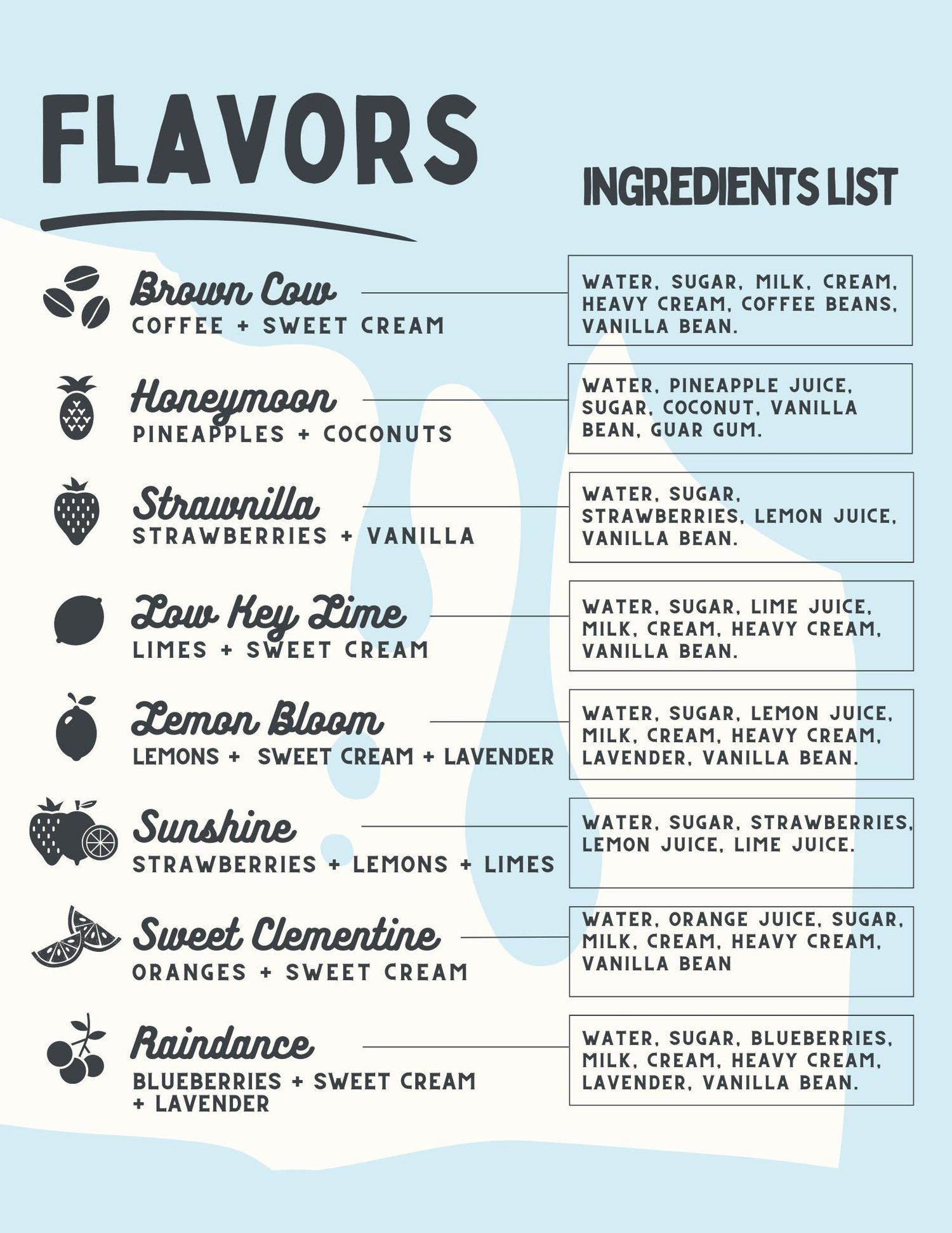 ShiverSticks Menu — Shiversticks