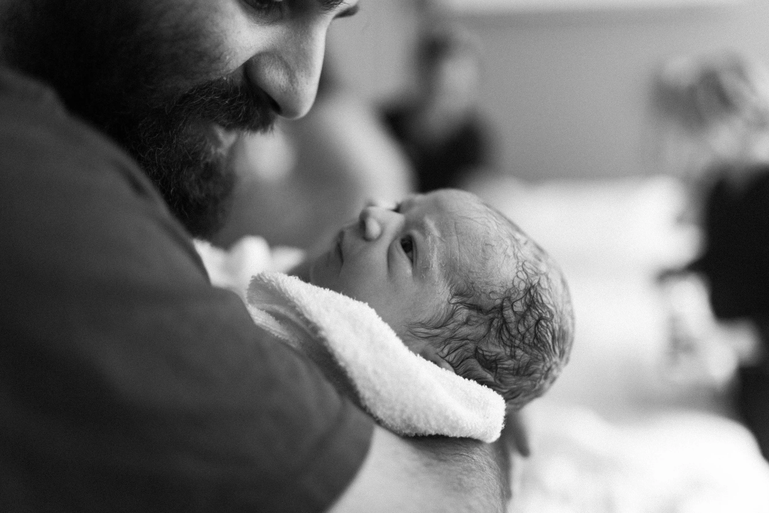 The First Hello — Birth Photography Sydney