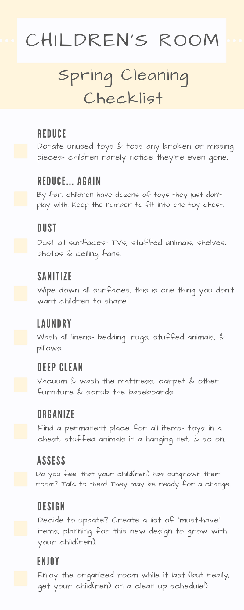 Spring Clean Series: The Children's Room — the decluttering handbook