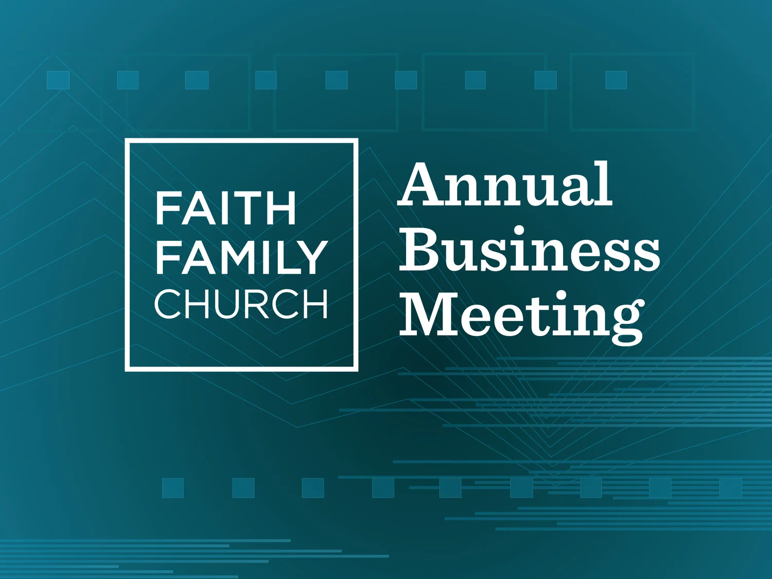 Annual Business Meeting