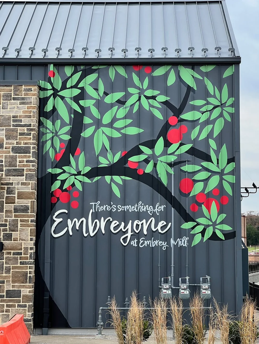"Embreyone" Mural at Embrey Mill — Ponshop Studio and Gallery