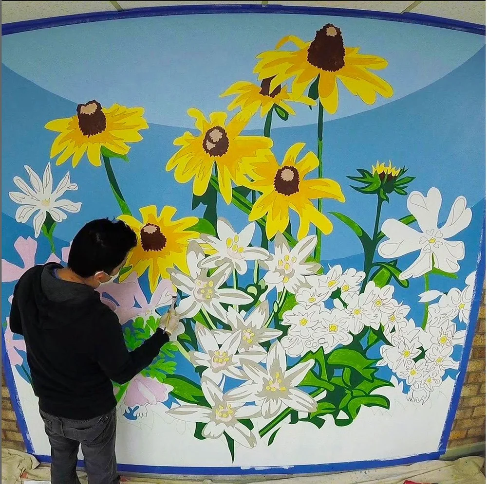 "Remembering Spring" Mural at Hugh Mercer Elementary — Ponshop Studio ...