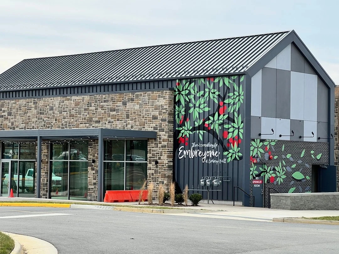 "Embreyone" Mural at Embrey Mill — Ponshop Studio and Gallery