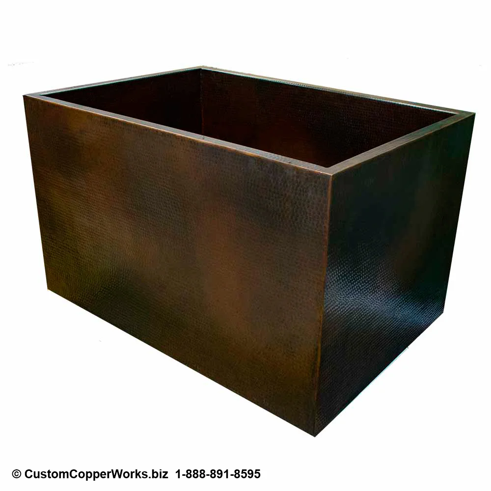 Hammered Copper Soaking Bath Tubs and Soaking Tubs, Custom-made to Your ...