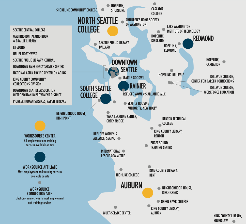 Locations — WorkSource Seattle-King County