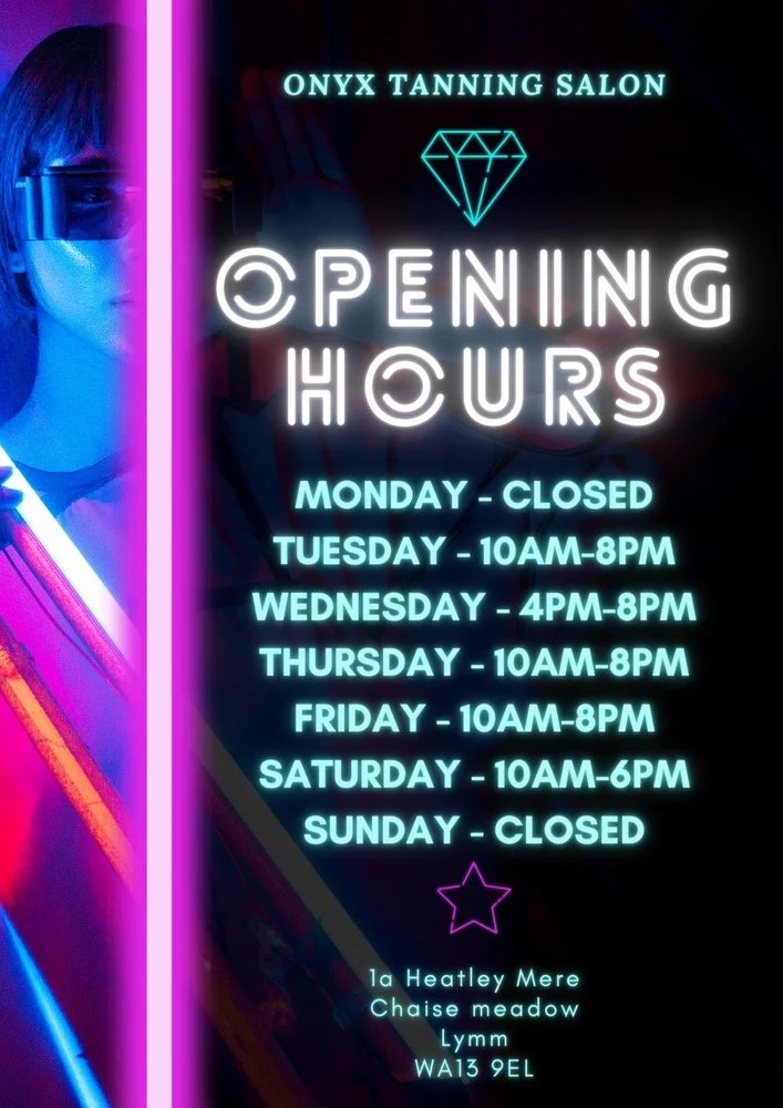 TANNING SALON — ONYX