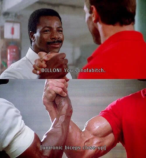 Predator Arnold Handshake