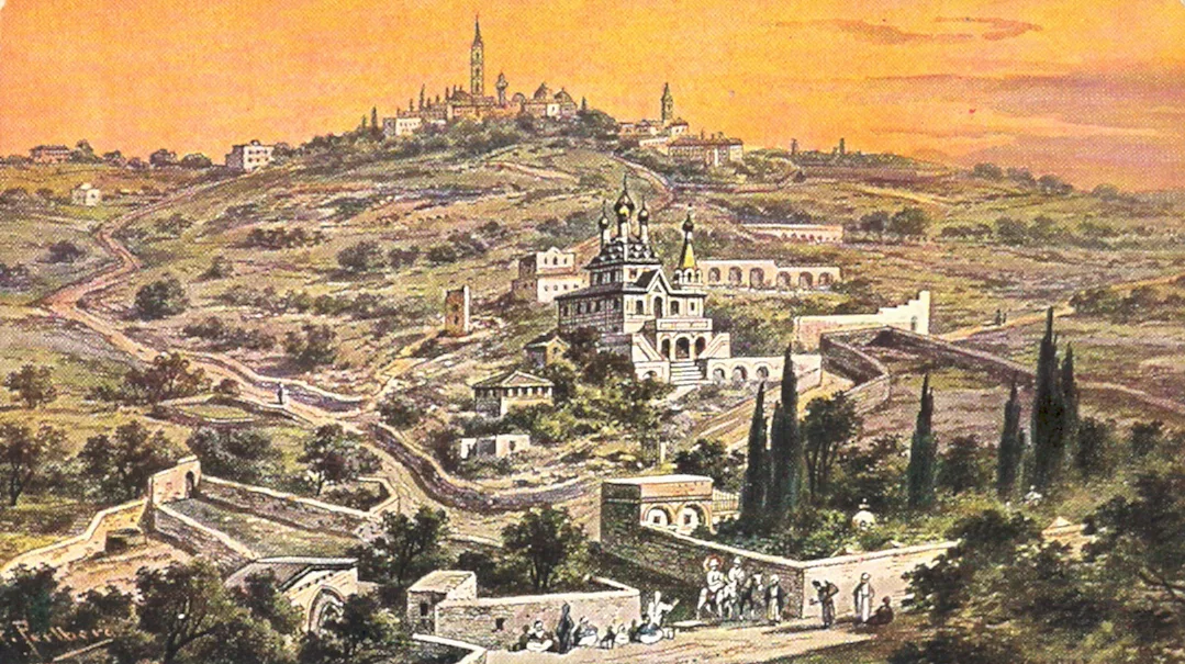 Mount of Olives & views of Jerusalem — 19th century Holy Land Pilgrimage