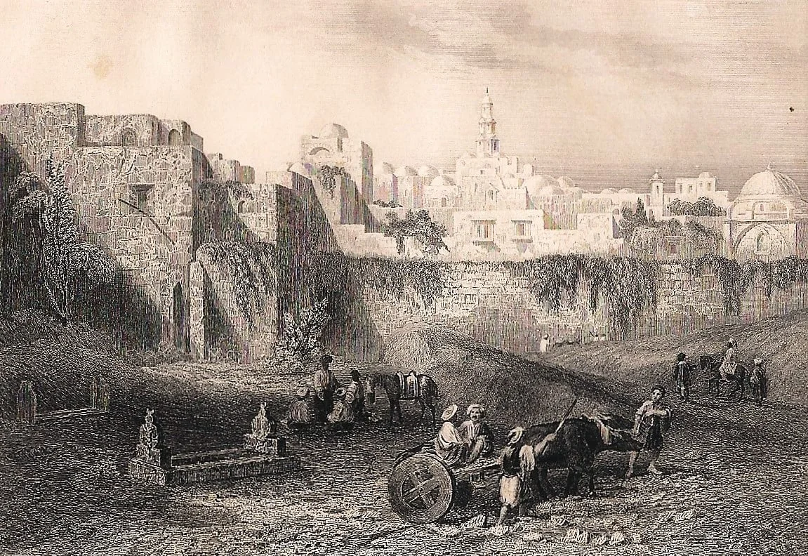 The streets of Jerusalem — 19th century Holy Land Pilgrimage