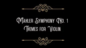Mahler Themes for Violin (Free Halloween Violin Sheet Music) — Meadowlark Violin Studio