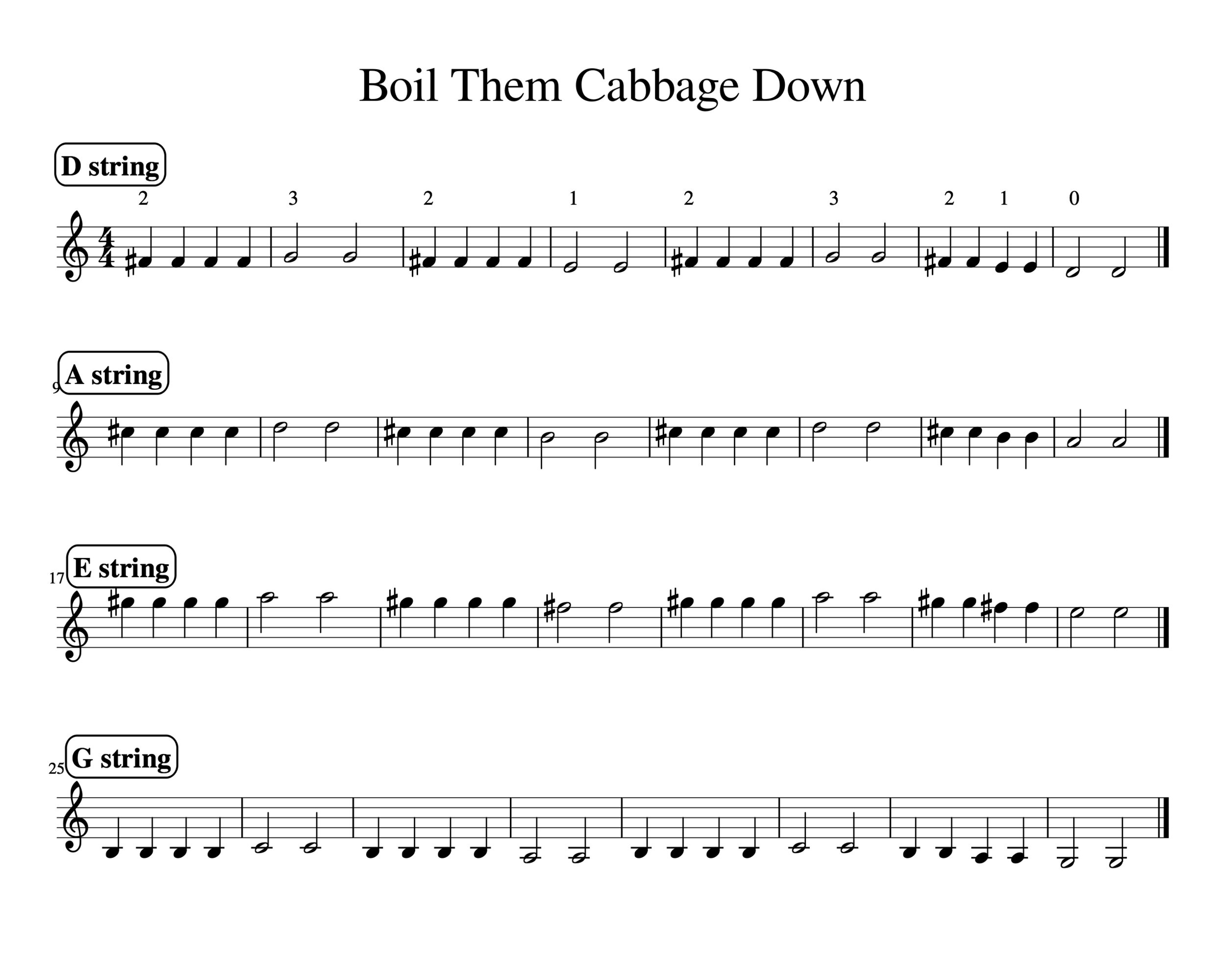 Free Sheet Music — Meadowlark Violin Studio