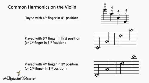 Easy Violin Harmonics Explained! — Meadowlark Violin Studio
