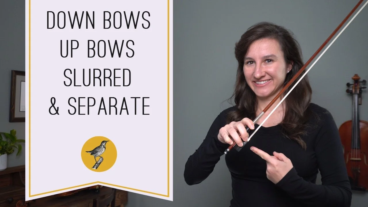 Down Bow, Up Bow, Slurs, or Separate? Choosing Good Violin Bowings ...
