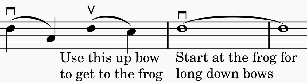 Down Bow, Up Bow, Slurs, or Separate? Choosing Good Violin Bowings ...