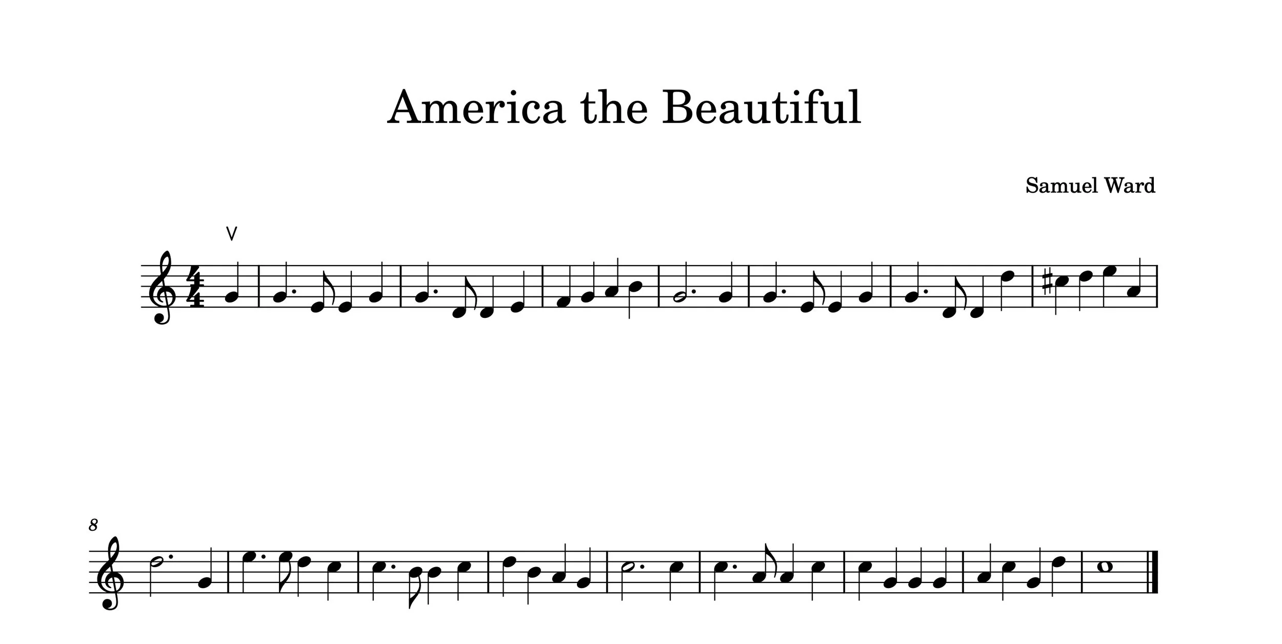 Easy Patriotic Songs for Violin Sheet Music — Meadowlark Violin Studio