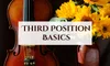 Easy Scales in Third Position for the Violin — Meadowlark Violin Studio