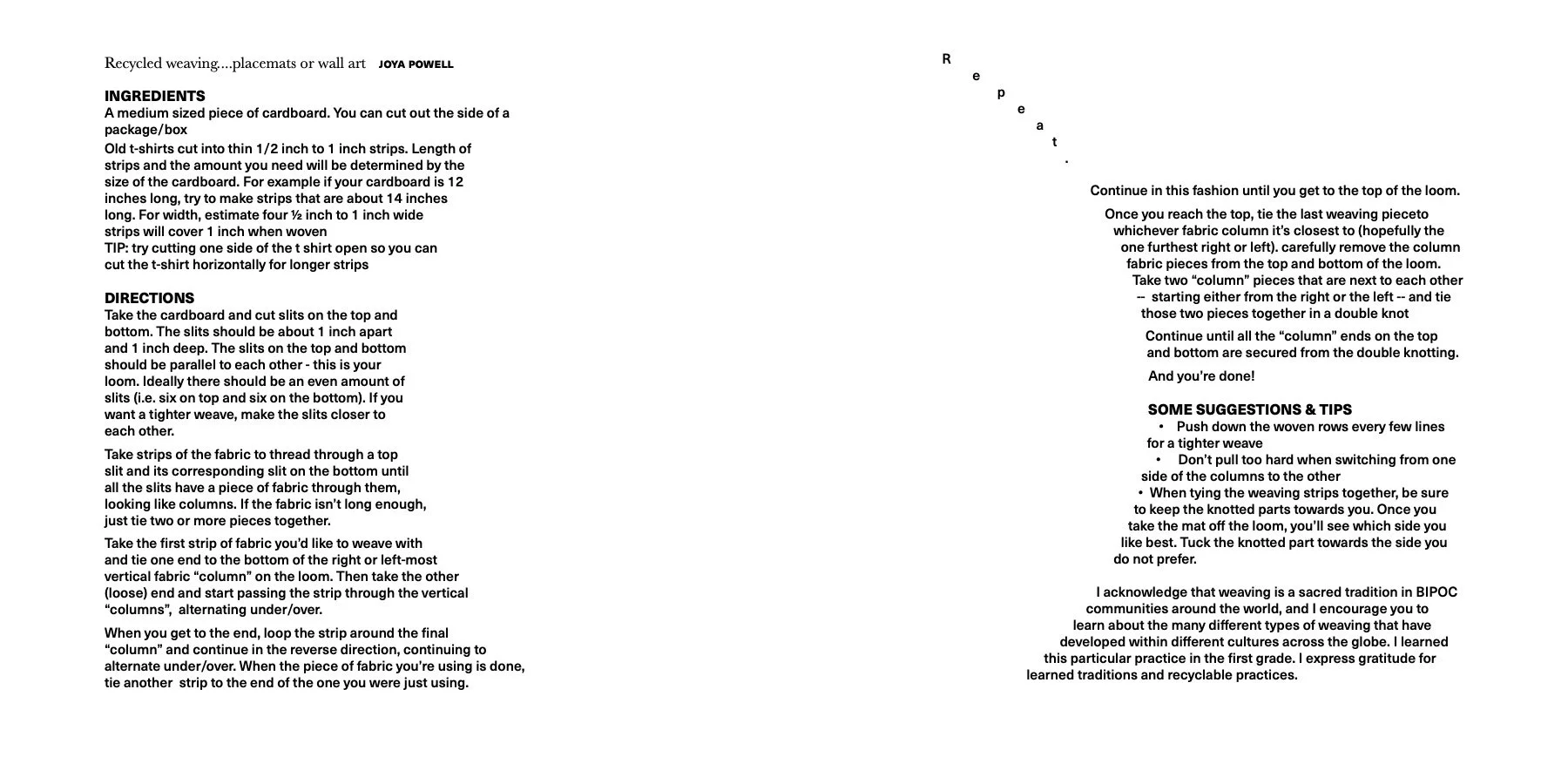 Recipes for the (R)Evolution — Radical Evolution