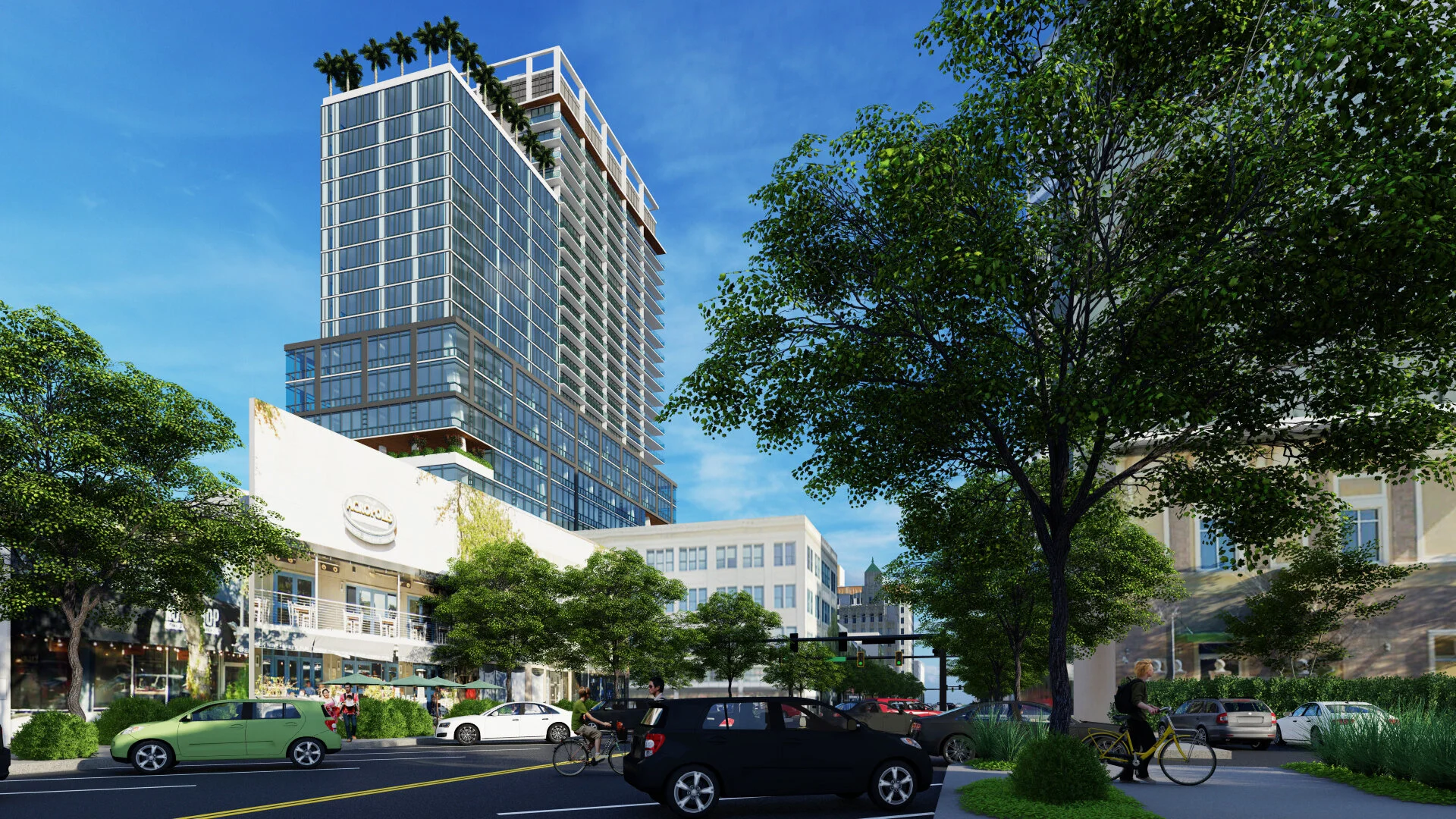 Renderings reveal 28-story DeNunzio Group project at 450 1st Avenue North