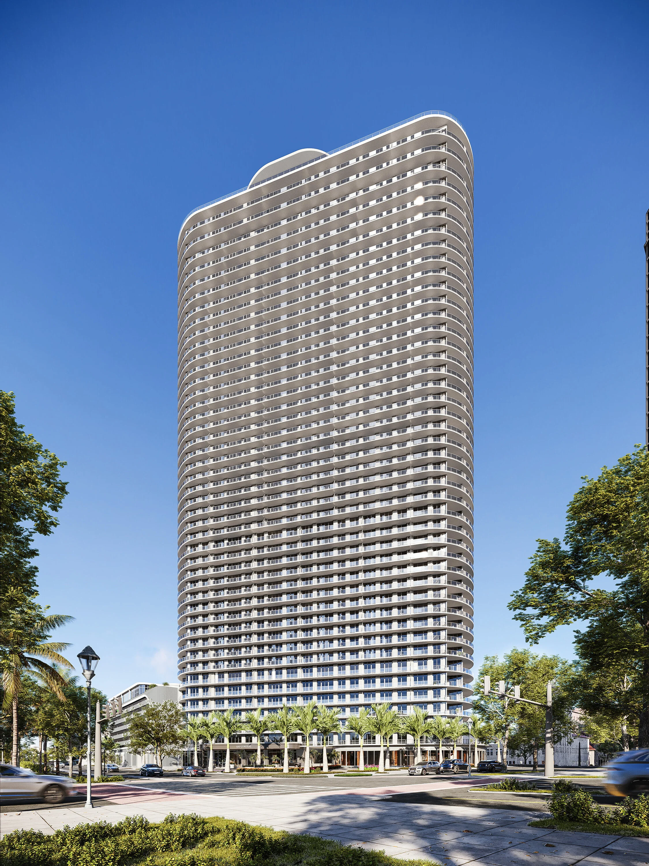 Sales launch for The Residences at 400 Central, a 46-story condo tower ...