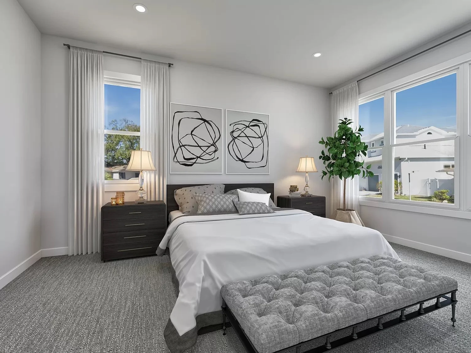 First phase of luxury townhome project is complete near the EDGE District