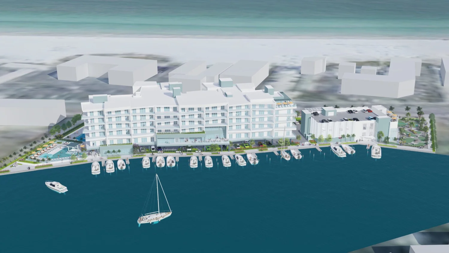 Six-story resort with waterpark and rooftop bar proposed for St. Pete Beach