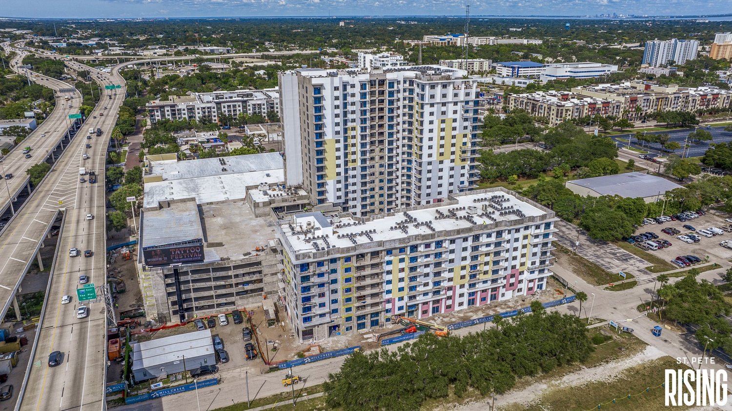 Aerial St. Pete: Downtown St. Petersburg’s skyline rises to new heights ...