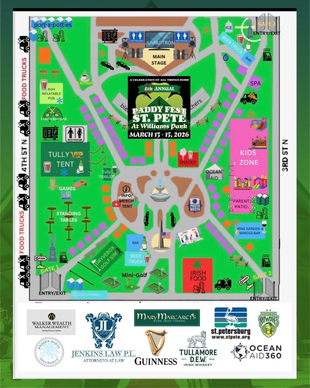 Paddy Fest returns to Williams Park in March with three days of Irish ...