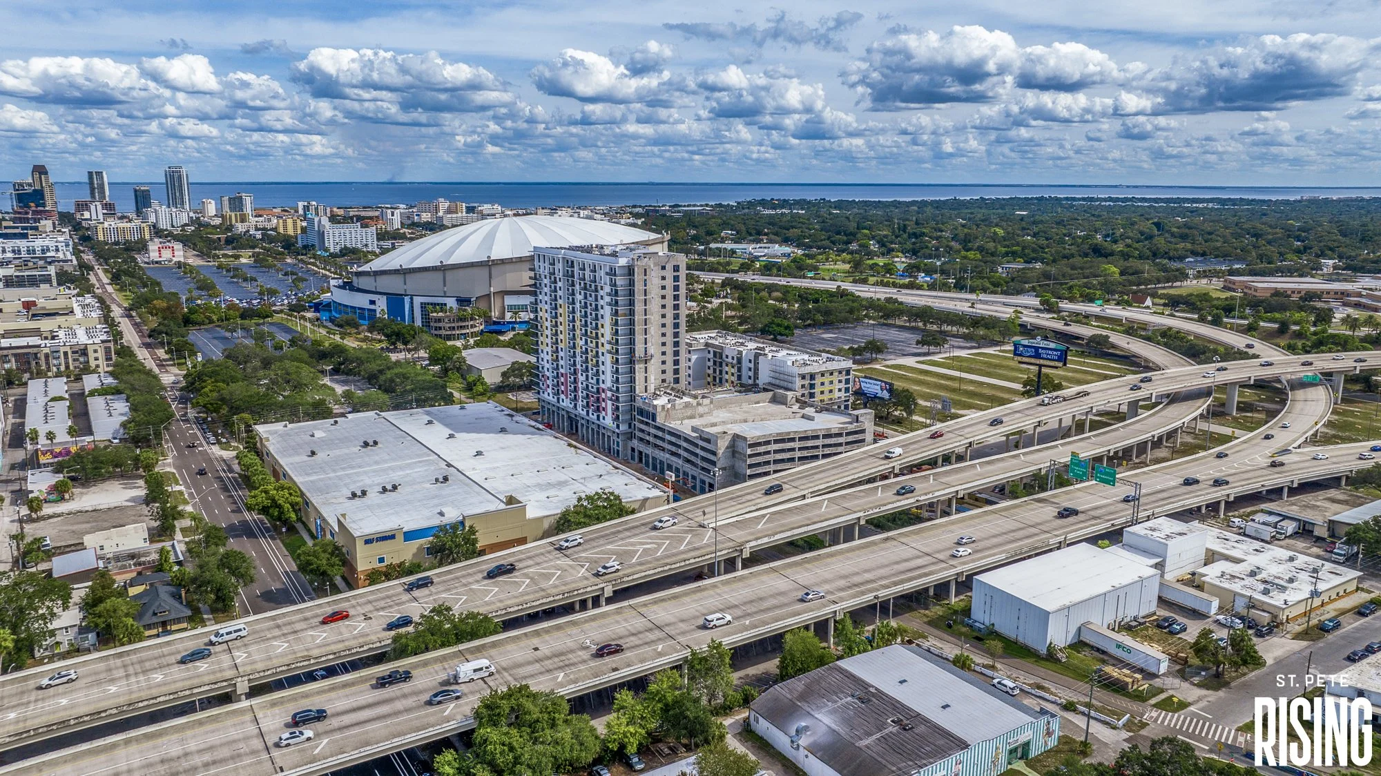 Aerial St. Pete: Downtown St. Petersburg’s skyline rises to new heights ...