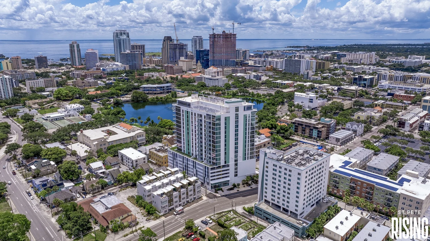 Aerial St. Pete: Downtown St. Pete’s tallest towers continue to rise