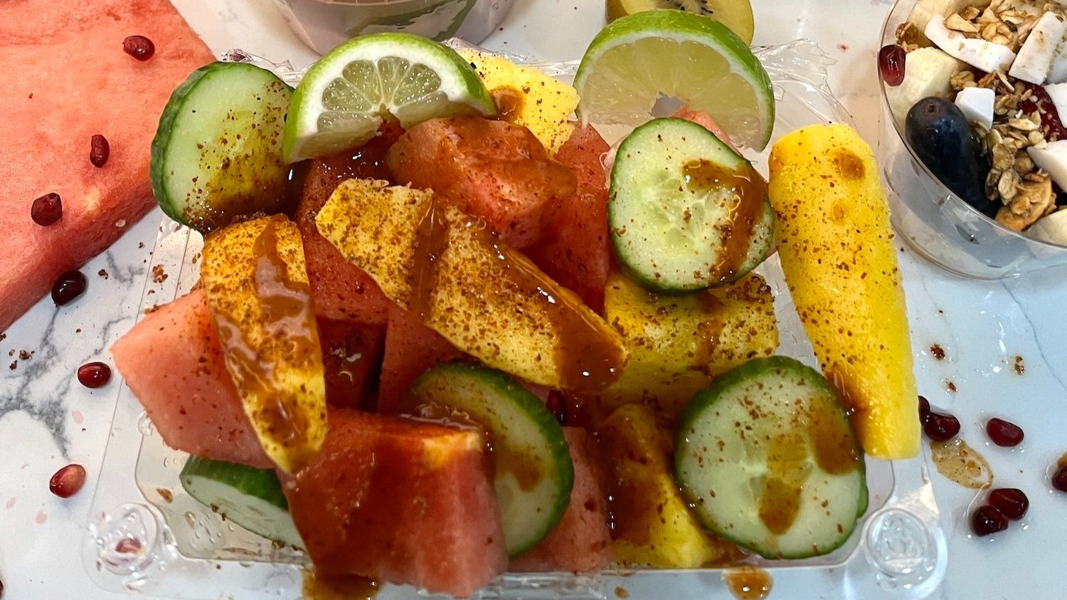 Fresh-cut fruit cart serving Mexican-style fruit cups coming to ...