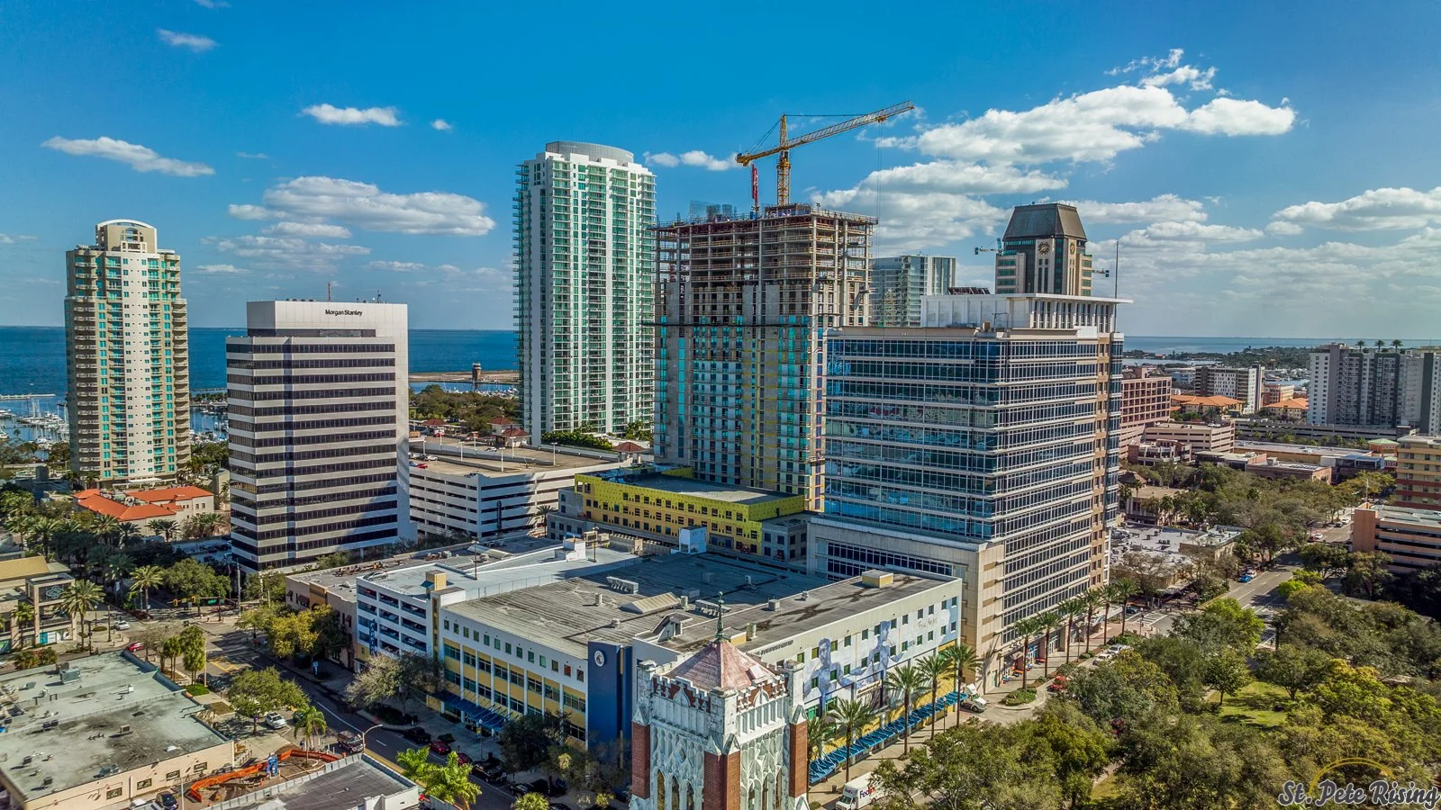 Aerial St. Pete: Construction updates from St. Pete's newest high-rise ...