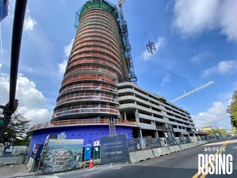 400 Central reaches the halfway mark in downtown St. Pete