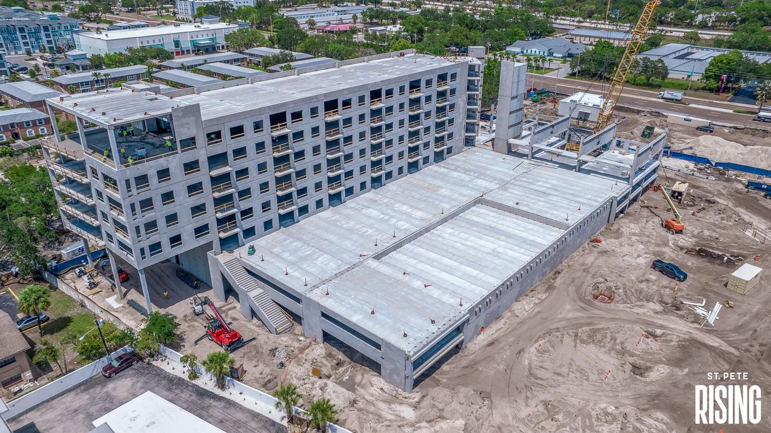 Construction reaches milestone on 400-unit Marina Club Apartments in ...