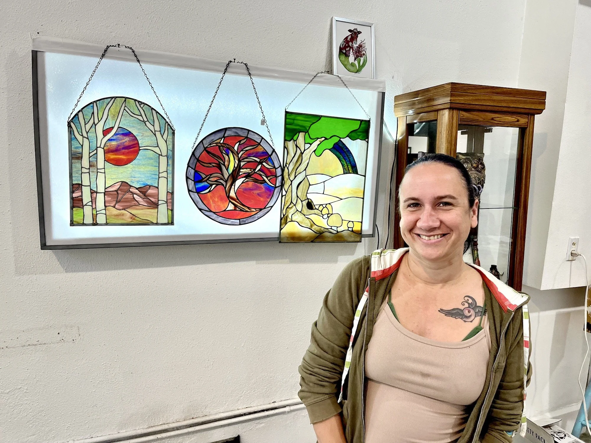 Local stained-glass artist opens downtown studio, workshop