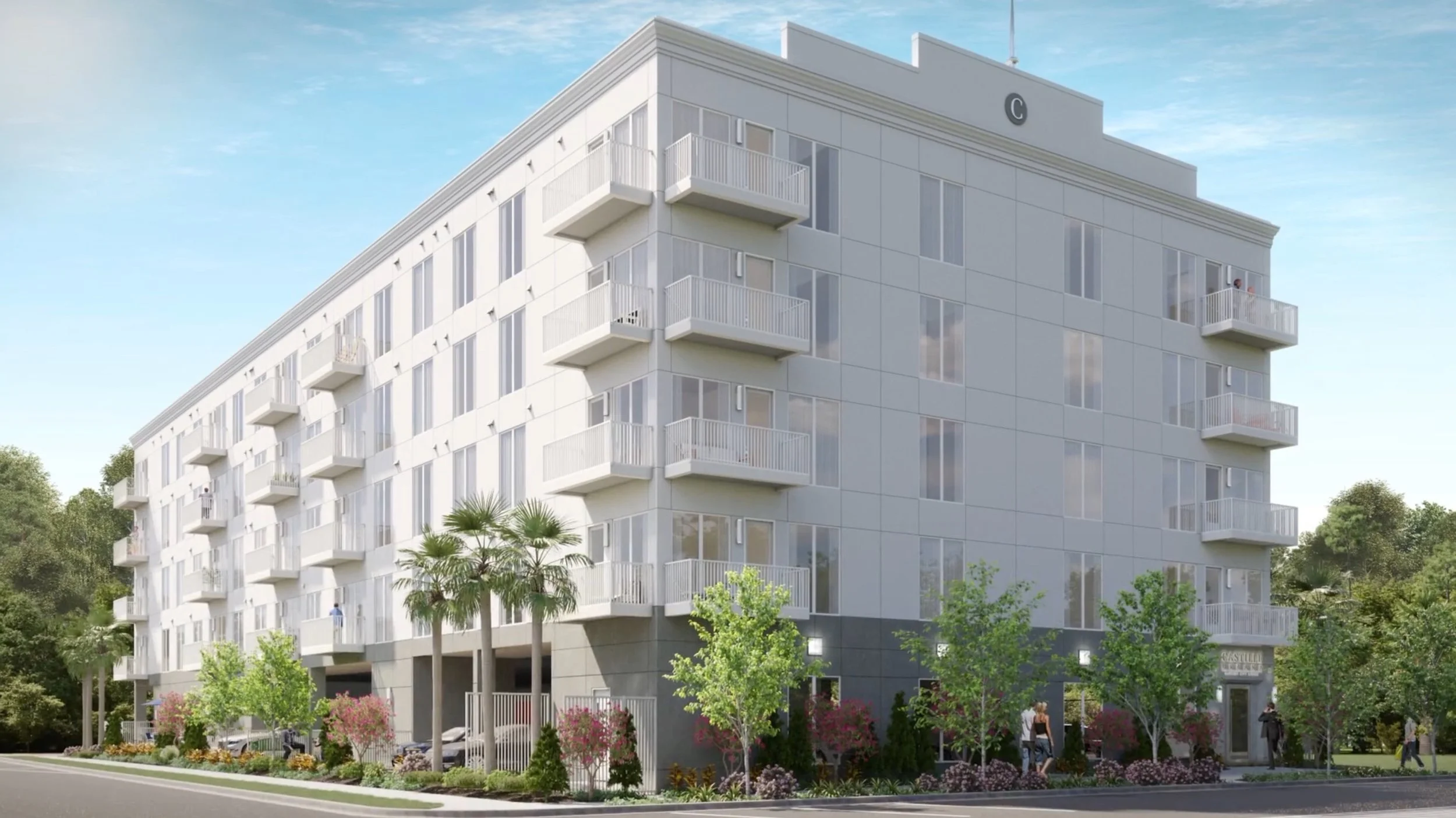 Construction continues on Castille Urbana, a 40-unit condo building on ...