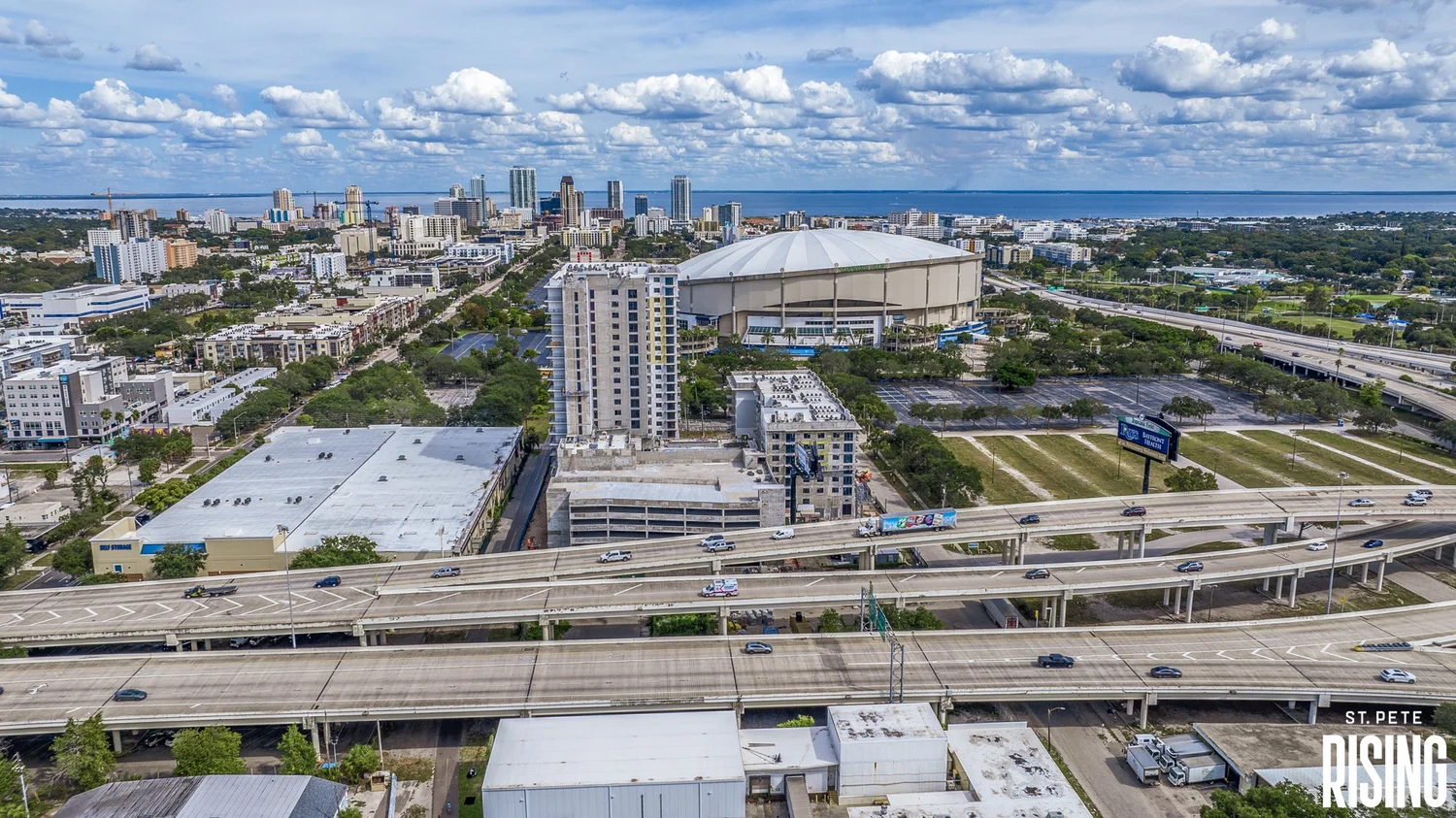 Aerial St. Pete: Downtown St. Petersburg’s skyline rises to new heights ...