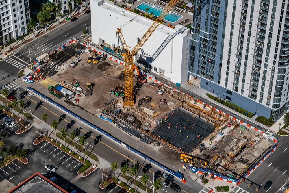 33-story apartment tower 3rd & 3rd to begin vertical construction in ...