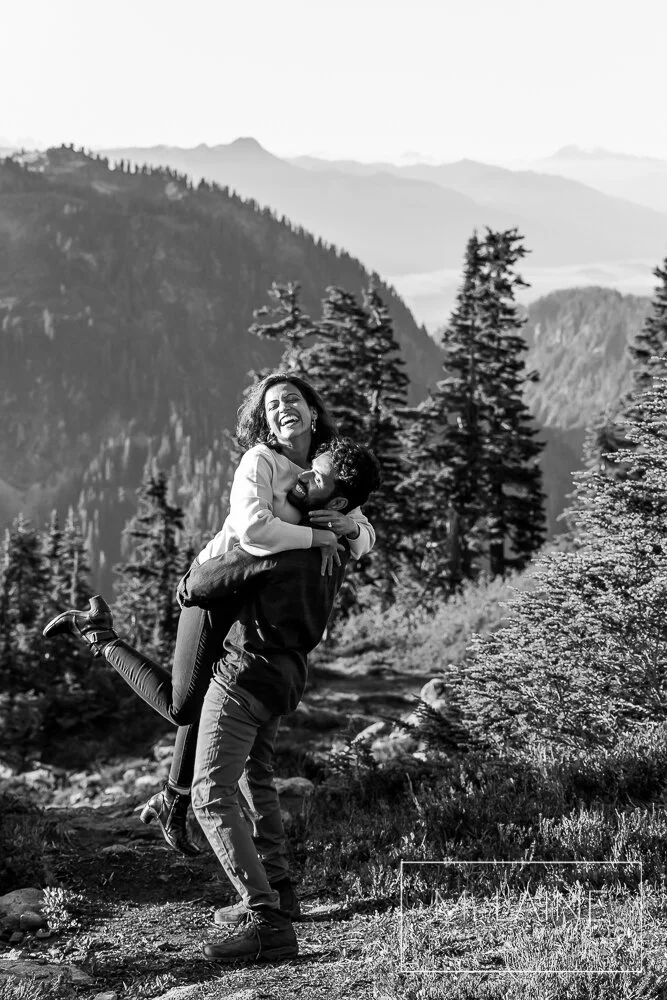 Mount Baker Couples Adventure Session