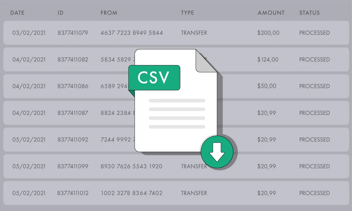 Wallet Transaction History Data Export in CSV — OpenWay Group official ...