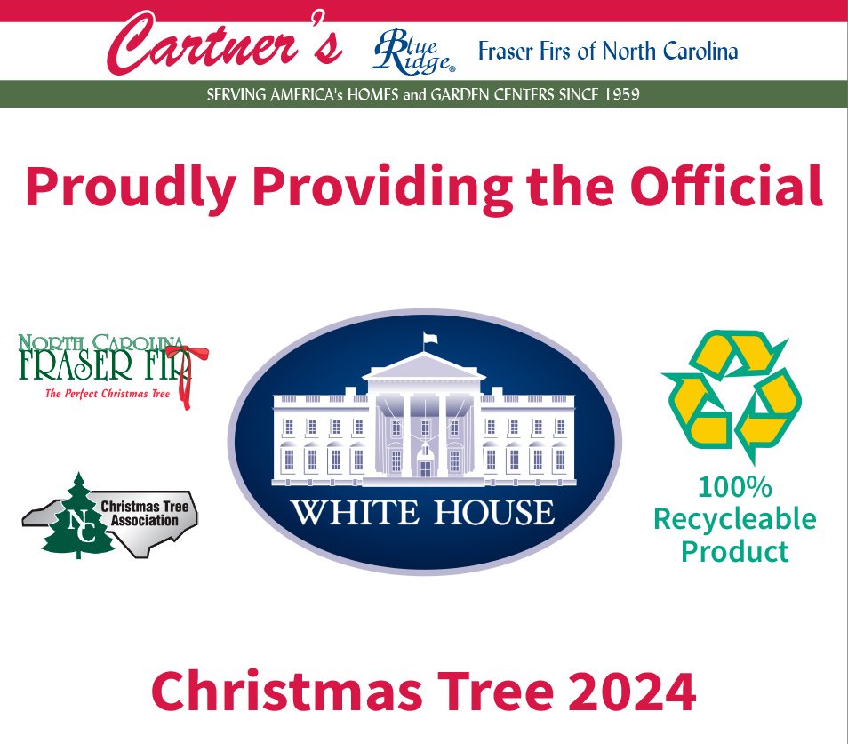 Cartner's Christmas Tree Farm Lights Up the White House — Bob's Market ...