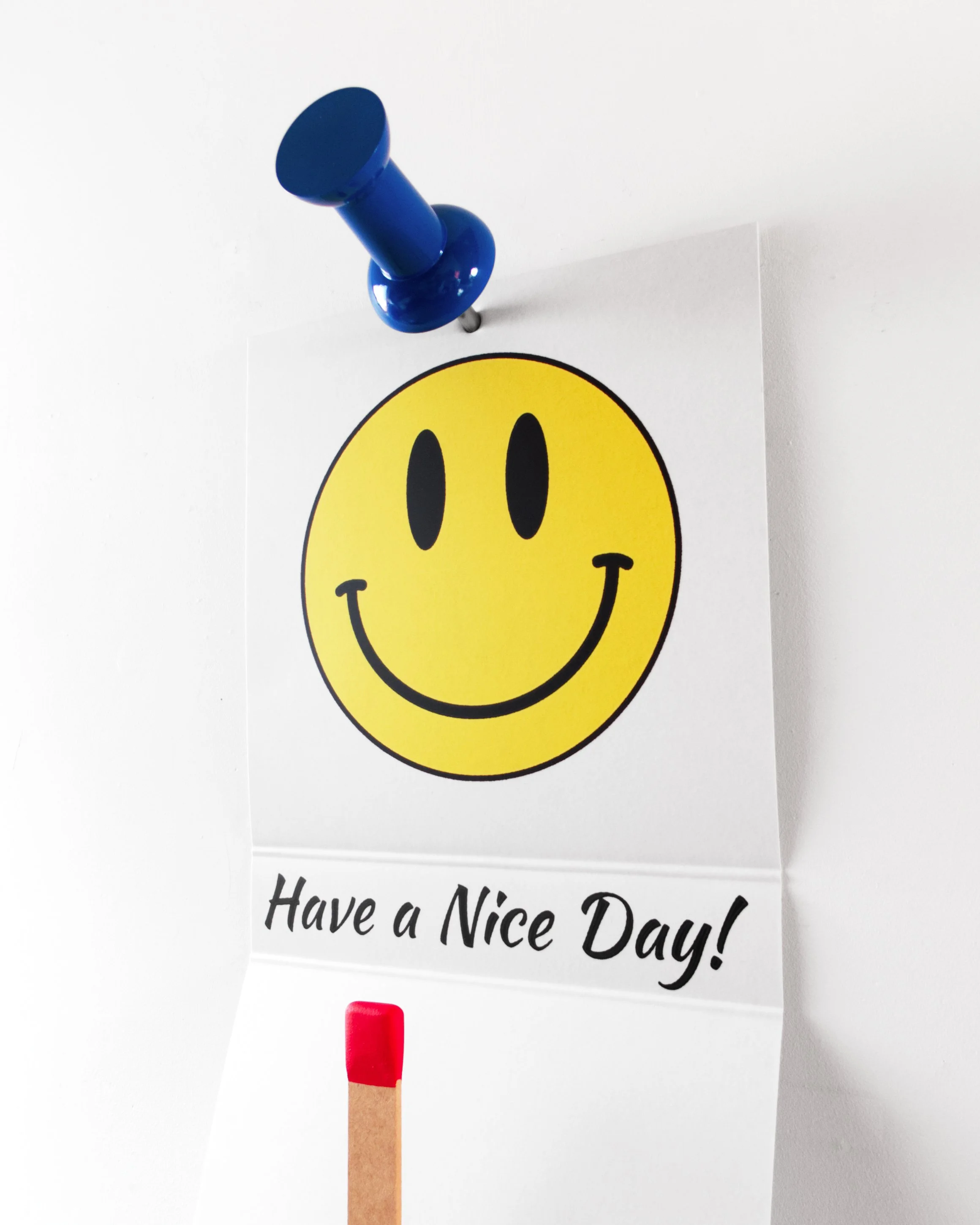 MILES JAFFE — Have a Nice Day (blue pin)