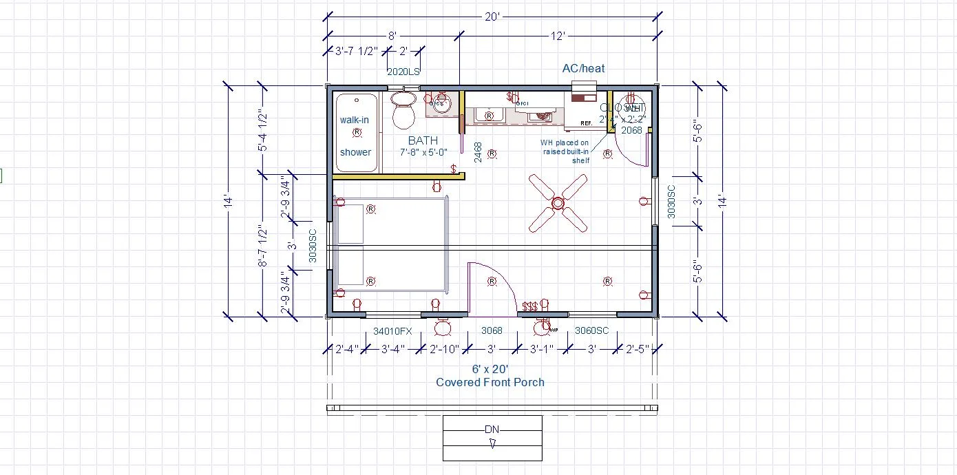 Modern Dwell 14x20 — Kanga Room Systems