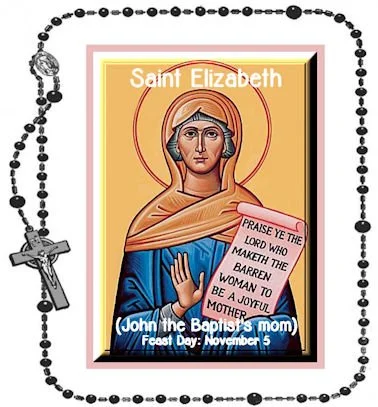 Blessed Beads Rosaries | Elizabeth (mother of John the Baptist ...