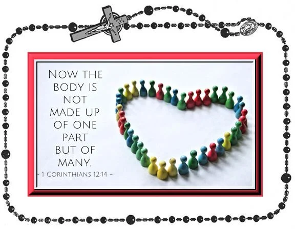 Blessed Beads Rosaries | 1 Corinthians 12:12-14, 26 Rosaries & Chaplets