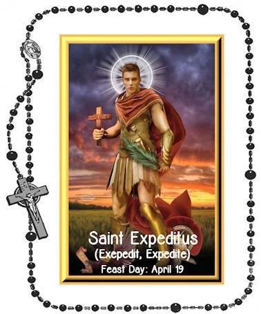 Blessed Beads Rosaries | Expeditus (Expedit, Expedite) Rosaries & Chaplets