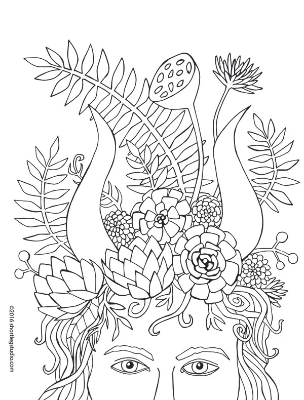 Fantasy and RPG Coloring Sheets — Short Leg Studio