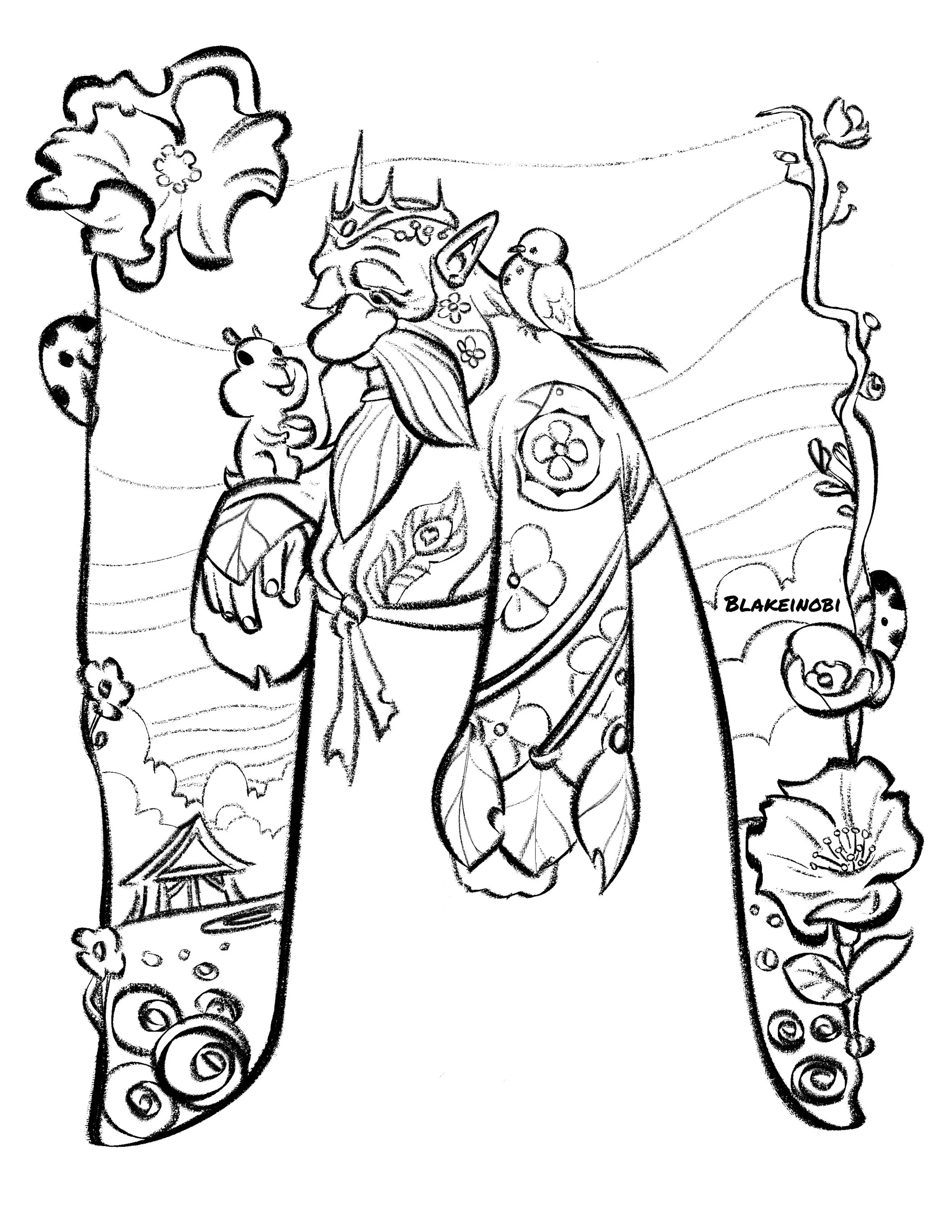 Coloring Pages — Blakeinobi