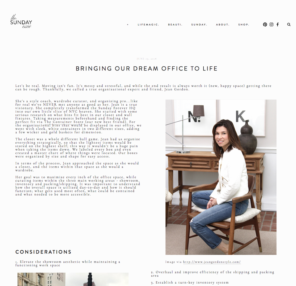 TESTIMONIALS - Jean Gordon Style, Personal Styling Services
